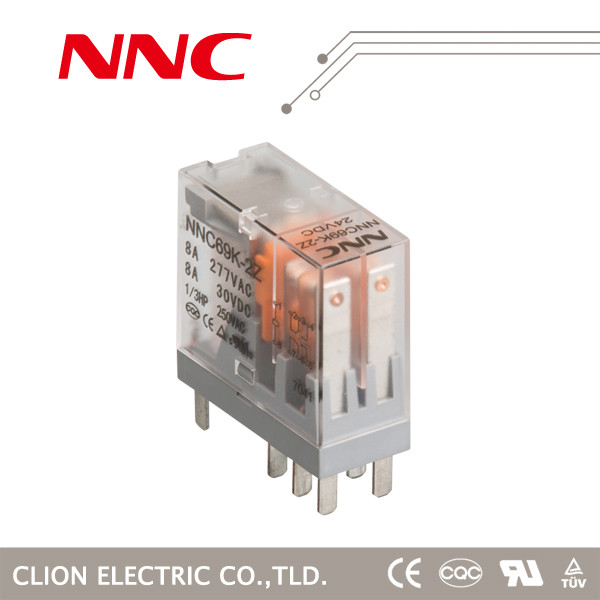 NNC miniature electric Relay NNC69KTL -1Z 2Z JQX-14FT 10A DC 3V-24v ...