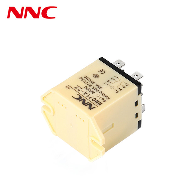 NNC high Power Relay NNC71A(JQX- 30F), electromagnetic relay dc 24V HHC71A flange type