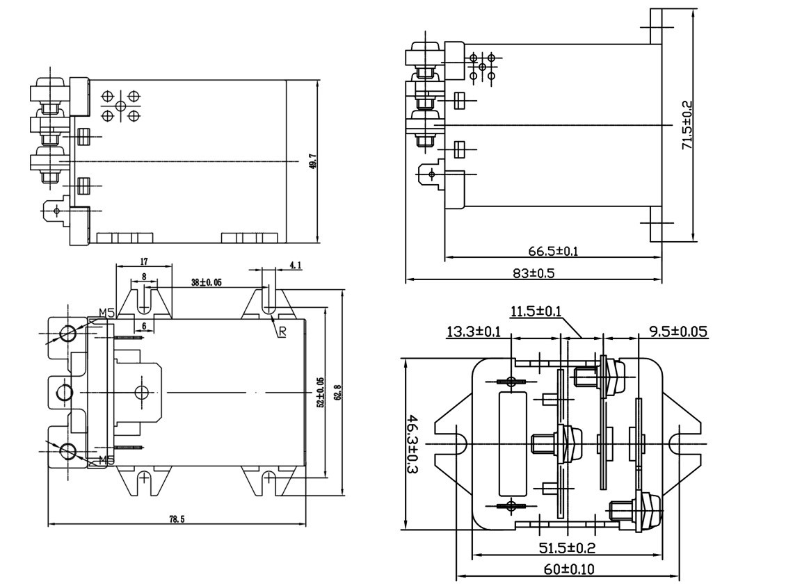 Clion High Power Relay NNC71E-1Z (JQX-59F) 80A relay electromagnetic ...